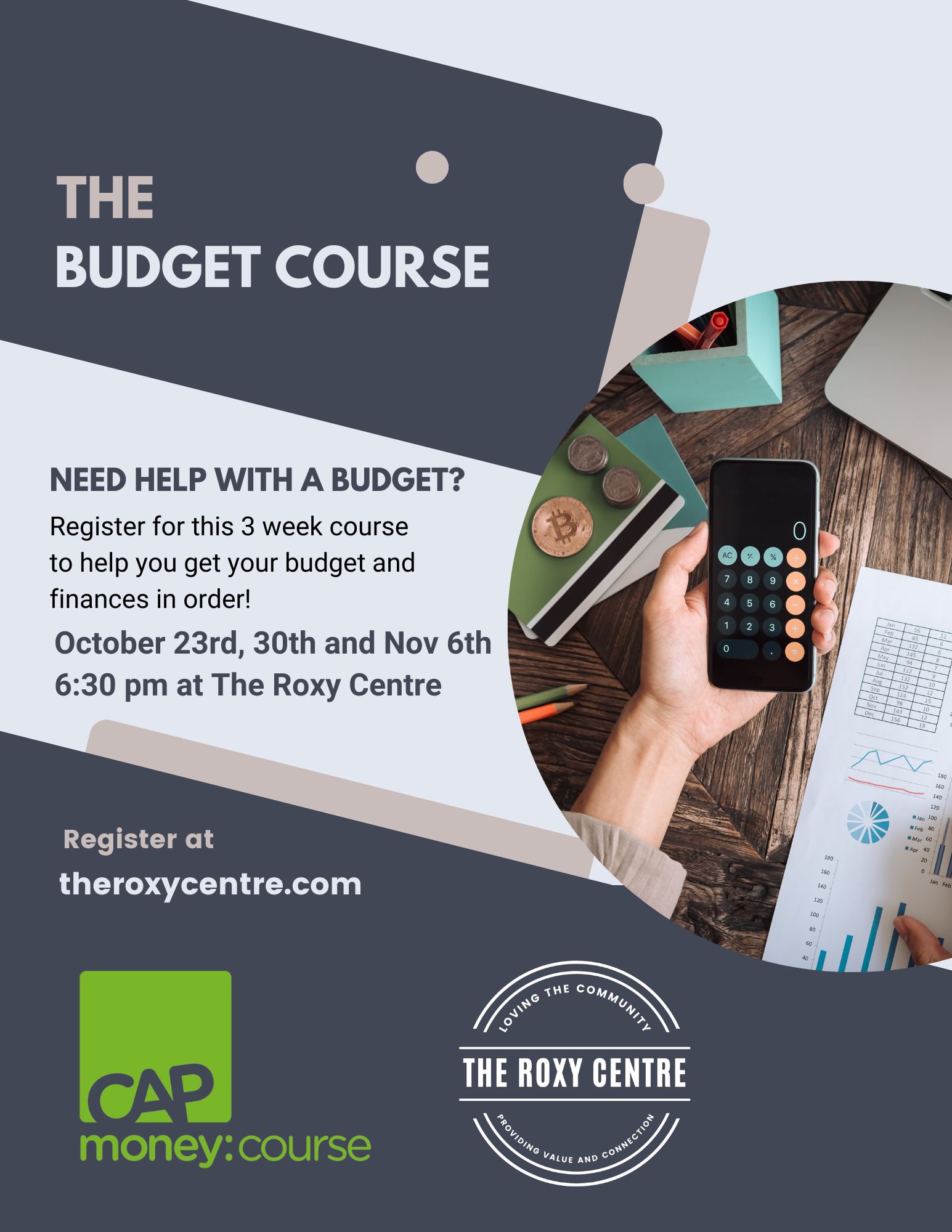 The Budget Course (FREE) | The Roxy Centre