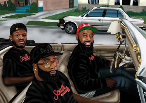 85 N The Hood Canvas | Ced Da Vinchi