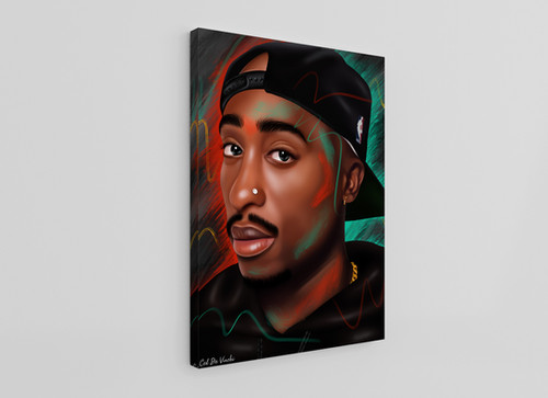 "Tupac Shakur" Canvas | Ced Da Vinchi