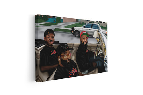 "85 N The Hood" Canvas | Ced Da Vinchi