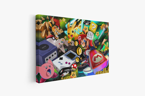 "Retro Gaming" Canvas | Ced Da Vinchi
