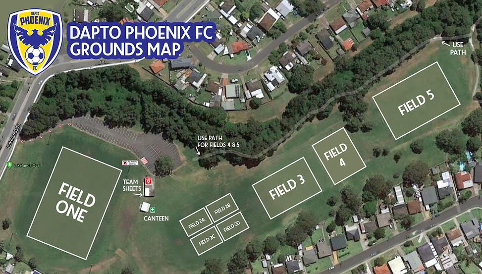 DPFC GROUNDS MAP | Dapto Phoenix FC