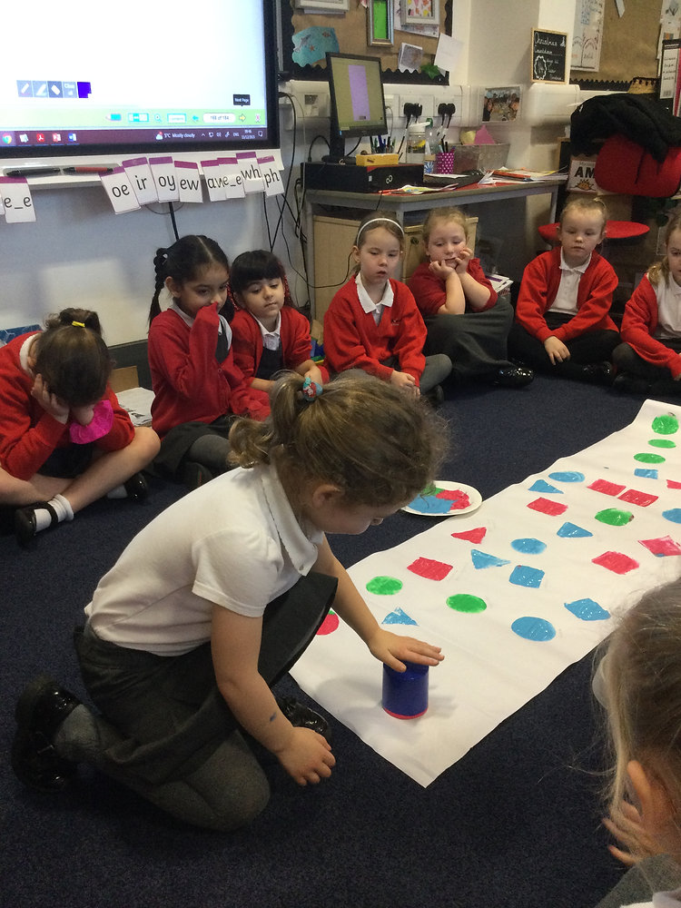 Learning about Shapes.