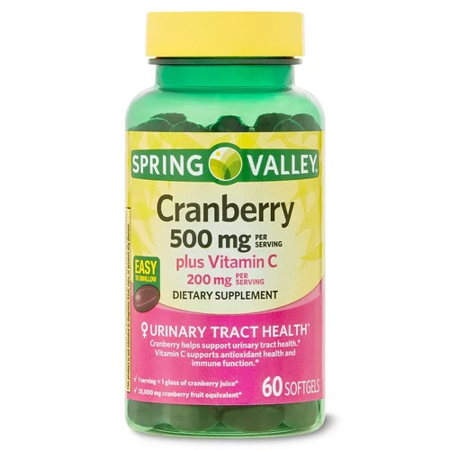Spring Valley Cranberry + Vitamin C (60 Softgels) | AA Lovell