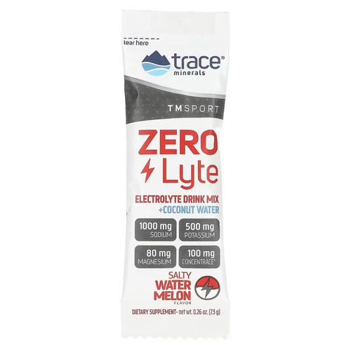 Trace Minerals Zero Lyte Electrolyte Drink Mix (Salty Watermelon) | AA ...