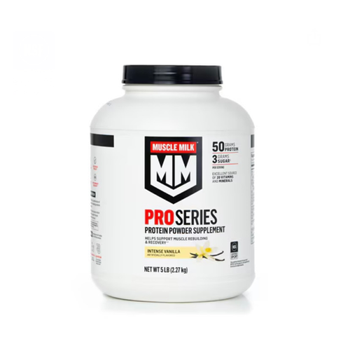 Muscle Milk Pro Series Protein Powder (5 LB), Intense Vanilla | AA Lovell