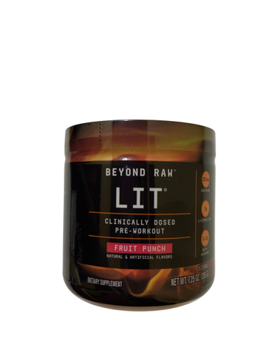Beyond Raw LIT Pre-Workout (15 Servings), Fruit Punch | AA Lovell