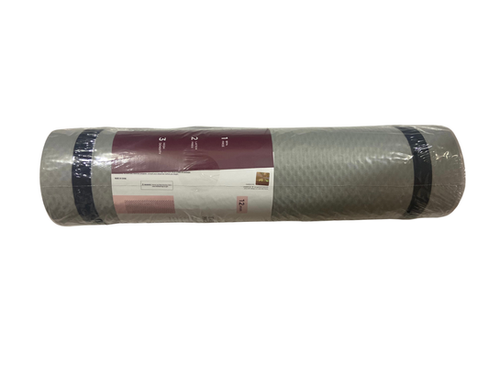 Danskin Yoga Mat (12 MM Thick), Grey | AA Lovell