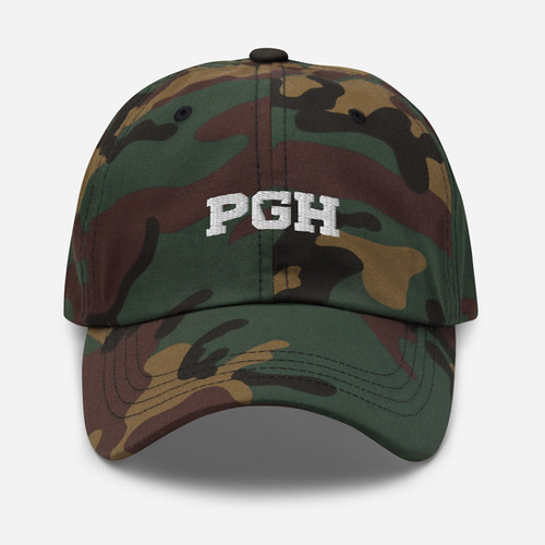 PGH 'Dad' Hat (White) | pgh-clothing-co