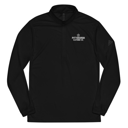 Wordmark Quarter zip pullover | pgh-clothing-co
