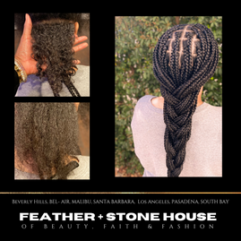 Feather + Stone House | House Call Box Braids | Los Angeles, CA, USA
