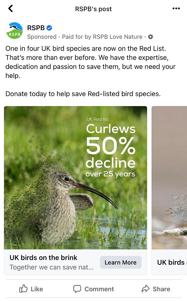 The responses to this RSPB Facebook campaign might be a surprising ...
