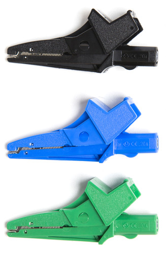 Black Croc Clip, Blue Croc Clip and Green Croc Clip | AMECaL TL-121A ...