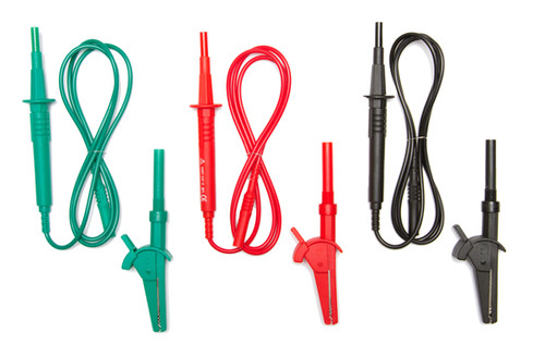3-Wire Fused Test Leads Set For Fluke and Megger multifunction testers ...