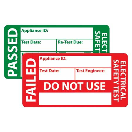 Pack PAT Test Labels [Pack of 500] | AMECaL TL-108 | amecal