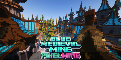 Blue Medieval Mine - 300x300 | Pixel Mine