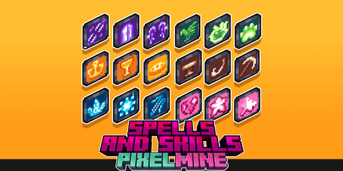 Skills + Spells Graphics | Pixel Mine