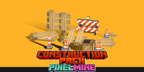 Construction Pack Models | Pixel Mine