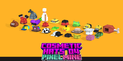 Cosmetic Hat Models 4 | Pixel Mine