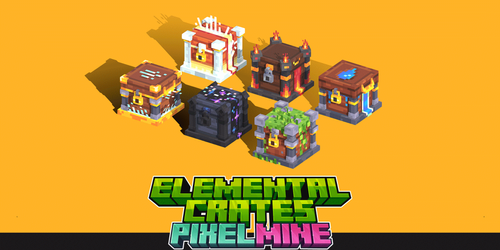 Elemental Crate Models | Pixel Mine