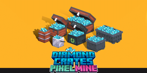 Diamond Shard Crate Models | Pixel Mine