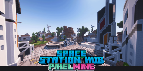 Space Station Spawn - 100x100 | Pixel Mine