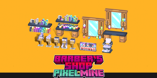 Barber Shop Models | Pixel Mine