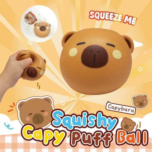 Squishy Capy Puff Ball | Kenisy Toys Store