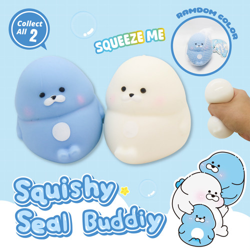 Squishy Seal Buddy w/display | Kenisy Toys Store