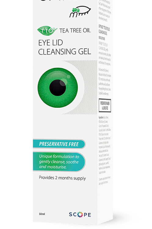 OPTASE Tea Tree Oil Eye Lid Cleansing Gel | KSD Optical
