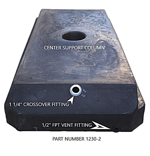 1230-R 60 GALLON REAR WATER TANK | RV Tanks Direct