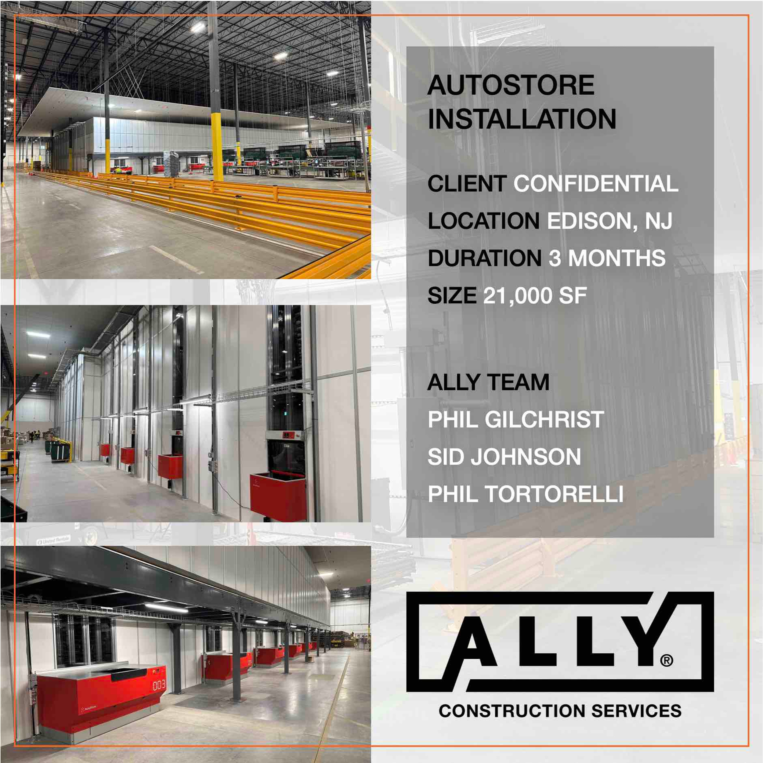 Autostore Install | ALLY