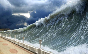 2004 Tsunami 100 foot wave at beach of Lhoknga aftermath : WTF