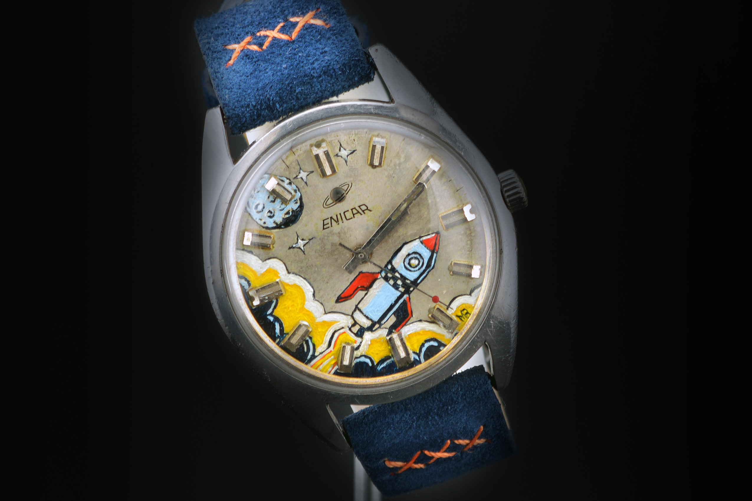 Vintage Rocket Enicar