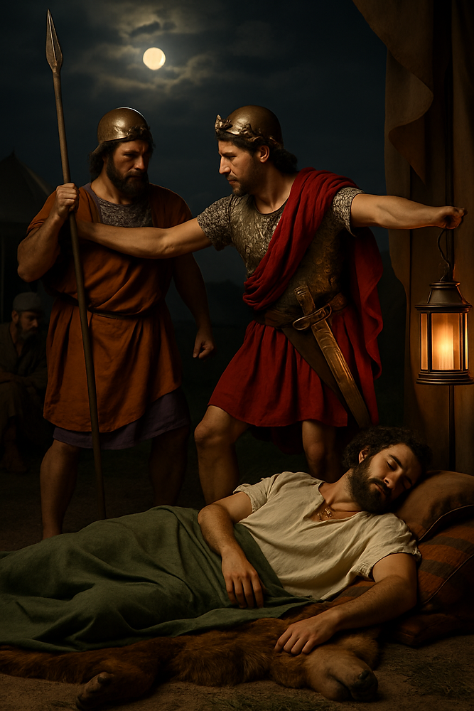Analysis of 1 Samuel 26 — A Sleeping Camp, a Borrowed Spear, and Mercy ...