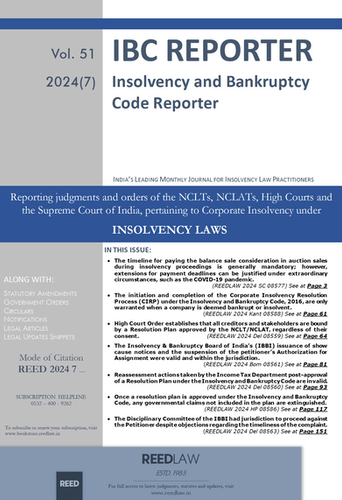 IBC Reporter - 2024 Subscription | REEDLAW