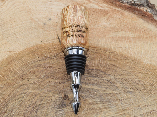 Camp Letterman Oak Witness Tree Bottle Stopper | Gettysburg Sentinels