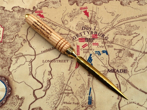 Colonel Charles Coster Oak Brickyard Witness Tree Letter Opener ...