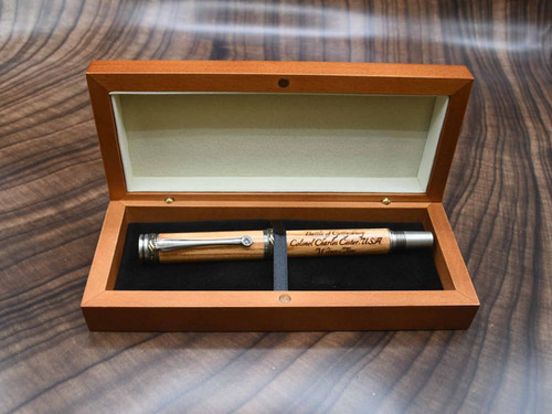 Col. Charles Coster Oak Witness Tree Deluxe Pen in Pewter/Brass ...