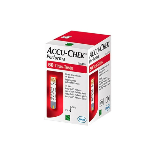 Fita (Tiras) Accu Chek Performa C/ 50 Unidades - Roche | MEDSERV