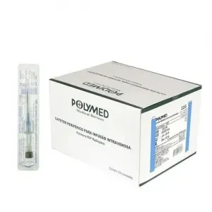 Cateter Intravenoso 22G C/ 100 Unidades - Polymed | MEDSERV