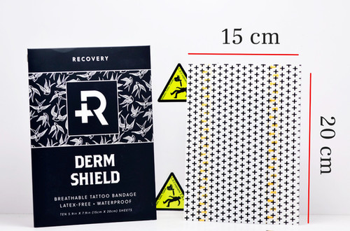 Recovery Derm Shield — Hoja 15cm x 20cm | Lecorpoarte Tattoo