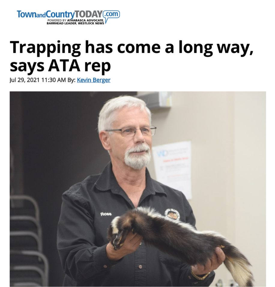 Trapping Has Come A Long Way | AlbertaTrappersAssoc