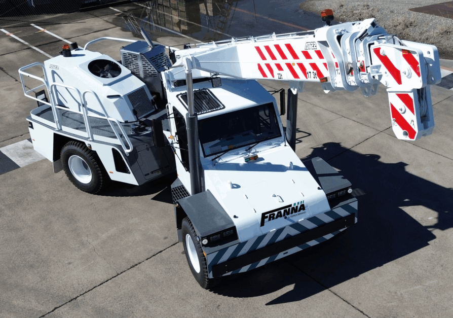Franna to Make UK Debut at Vertikal Days with AT22-2 Pick-and-Carry Crane