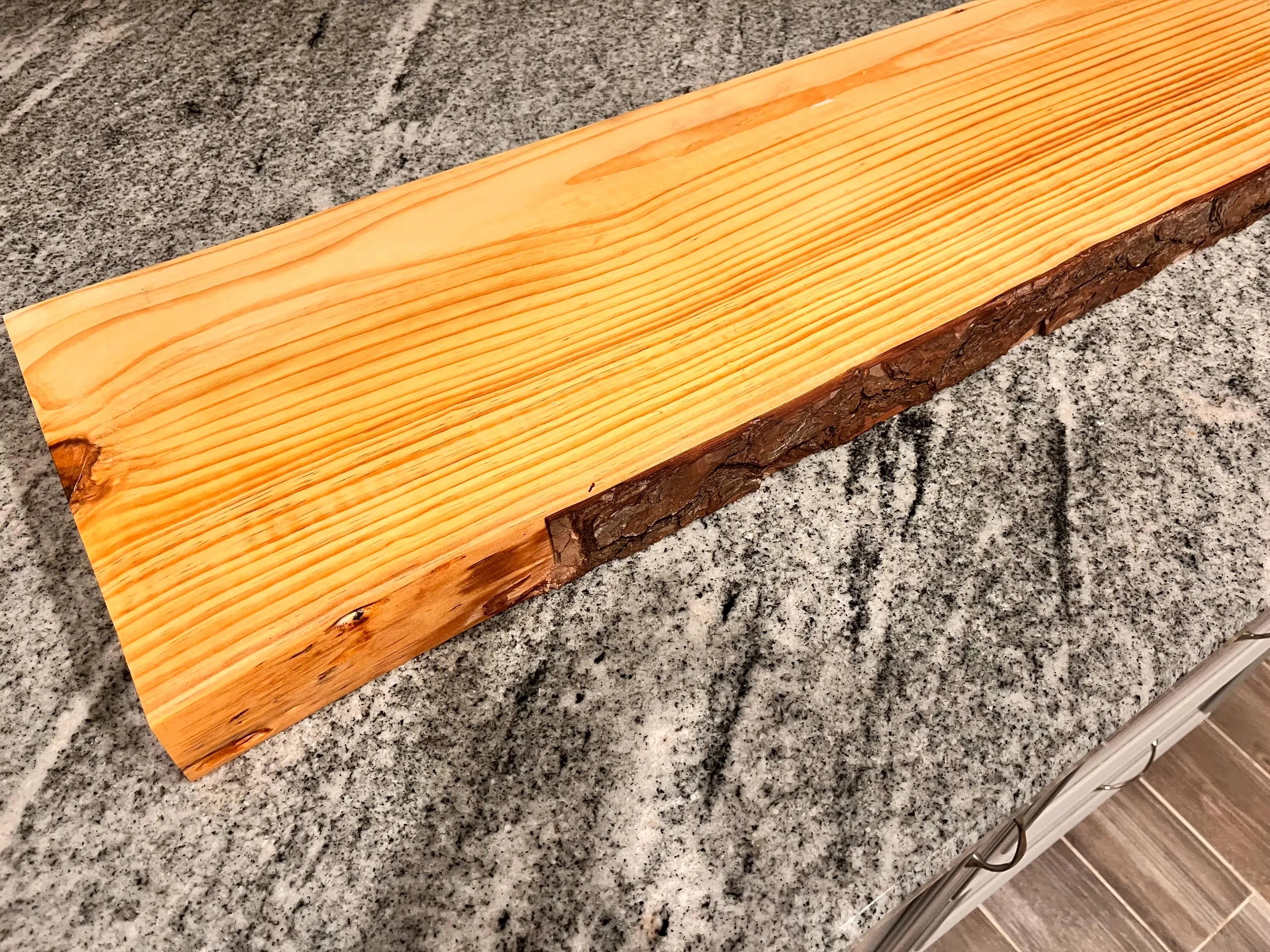 Live Edge Wood Plank | Farmhouse Custom Des