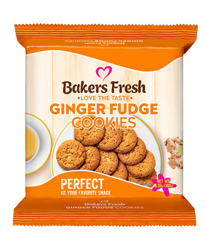 BAKERS FRESH GINGER FUDGE COOKIES 180 G | Oceanic