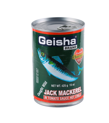 GEISHA CANNED MACKERAL IN TOMATO SAUCE & CHILLI | Oceanic