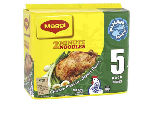 5 PACK FIJI MAGGI NOODLES CHICKEN FLAVOUR | Oceanic