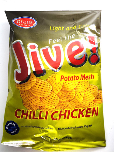 JIVE CHILLY CHICKEN POTATO MESH CHIPS 45 G | Oceanic