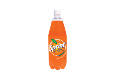 SPRINT ORANGE CARBONATED SOFT DRINK 1 LITER | Oceanic